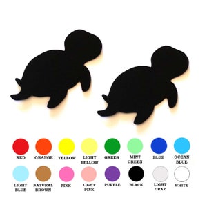 25 Pack - Paper Sea Turtles Shape, Sea Turtle Die Cuts, Sea Turtle ...