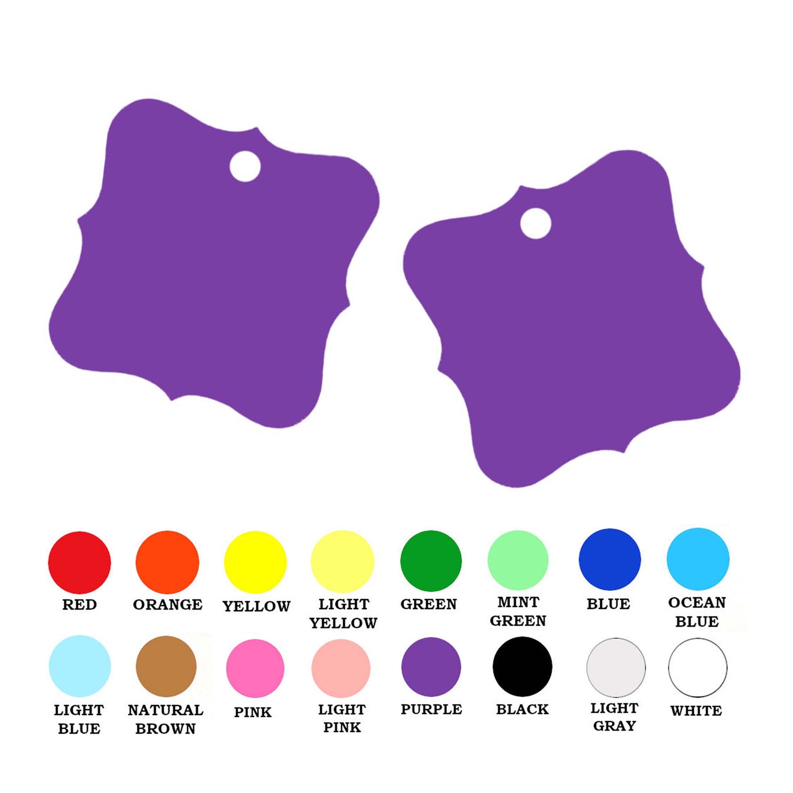 25 Pack Bracket Square Gift Tag Paper Bracket Square Price - Etsy