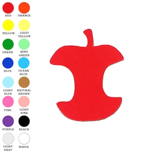 25 pack Paper Apple Core Shape Apple Core Shapes Apple | Etsy