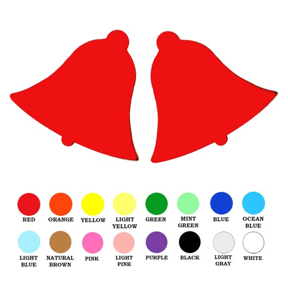 25 Pack Paper Bell Shape Christmas Bell Shapes Paper - Etsy