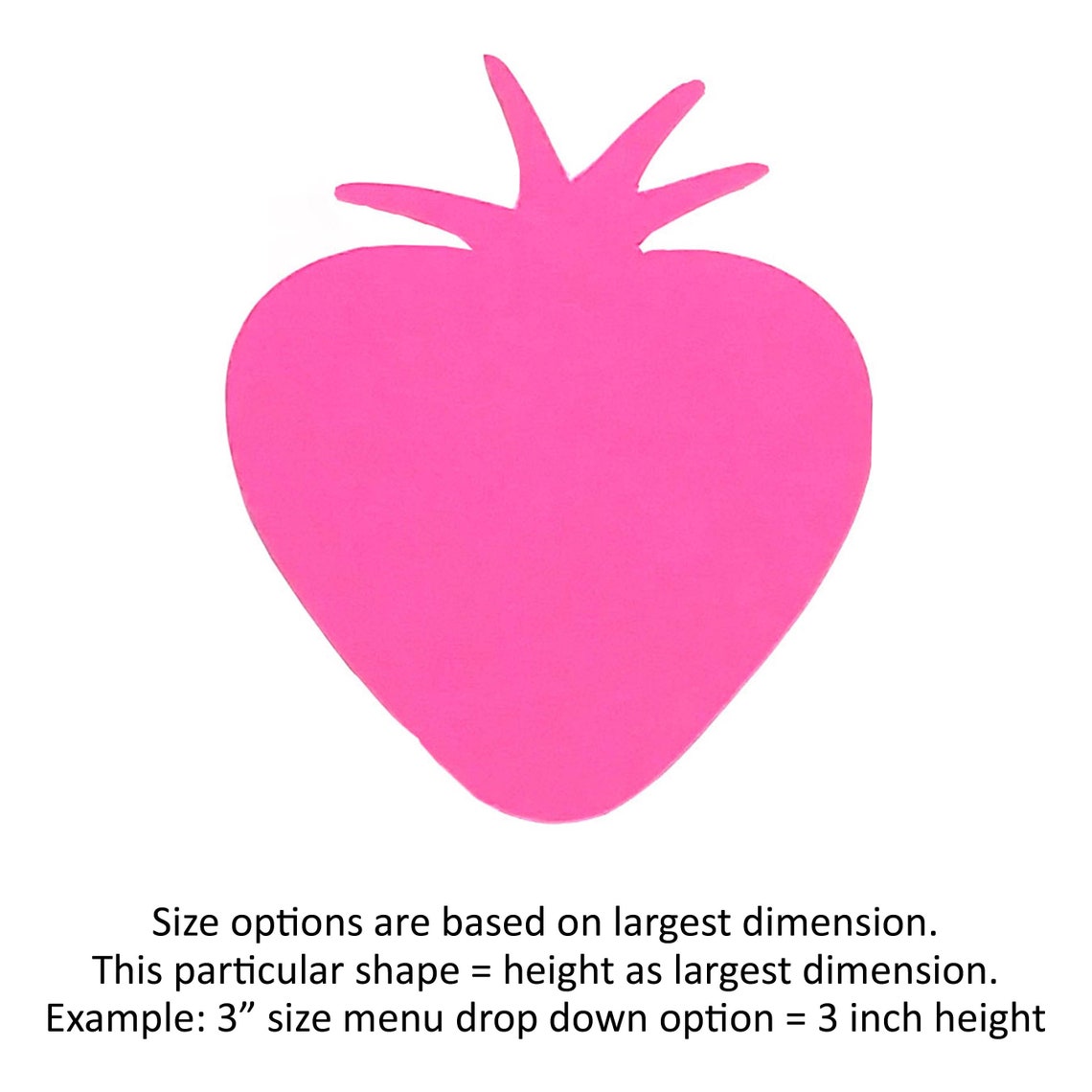 25 Pack Paper Strawberry Shapes Strawberry Shape | Etsy