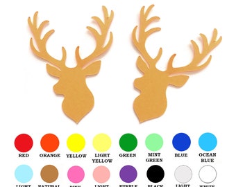 Deer Head Cut Out - Etsy