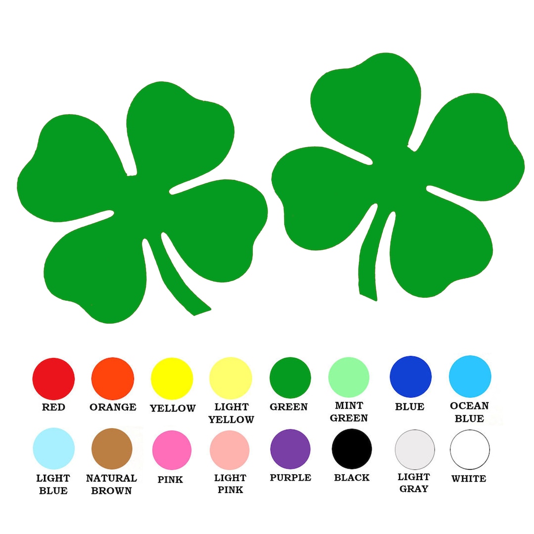 25 Pack - Paper Clover Shapes, Clover Leaf Shape, Paper Leaf Shapes ...