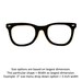 25 Pack - Paper Eyeglass Shapes, Paper Glasses Cut Out, Paper Glasses ...