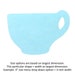 25 Pack - Paper Tea Cup Shapes, Tea Cup Shape, Tea Cup Paper Cut Out ...