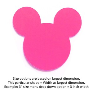 25 Pack - Paper Mouse Head Shape, Mouse Head Die Cut, Mouse Cut Outs ...