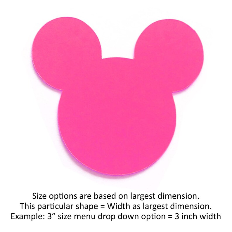 25 Pack Paper Mouse Head Shape Mouse Head Die Cut Mouse - Etsy