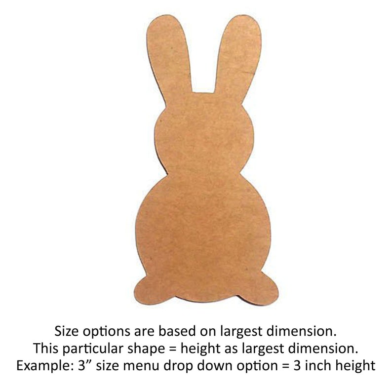 25 Pack Paper Bunny Shape Bunny Die Cut Shape Easter Die - Etsy