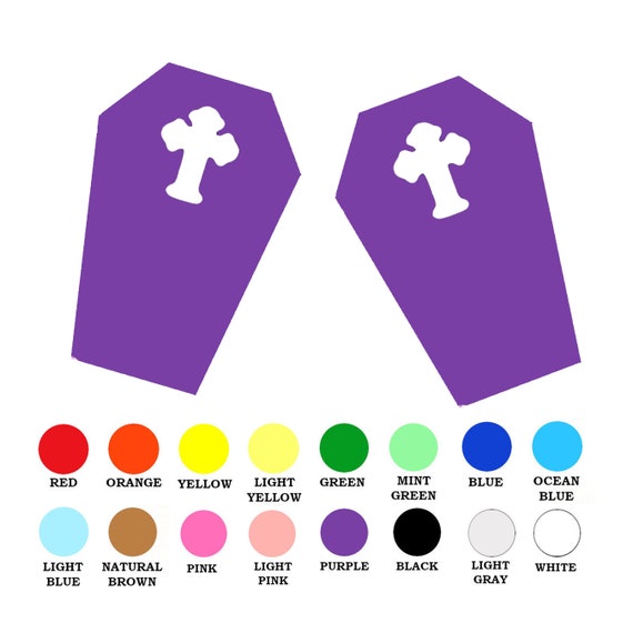 25 Pack Paper Coffin Shapes Coffin Paper Shape Halloween | Etsy