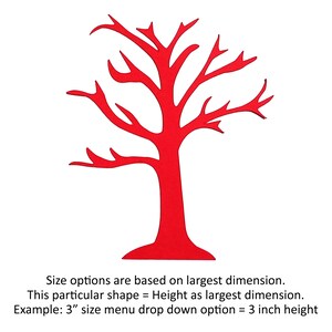 25 Pack - Paper Branch Tree Shape, Branch Tree Shapes, Paper Tree Cut ...