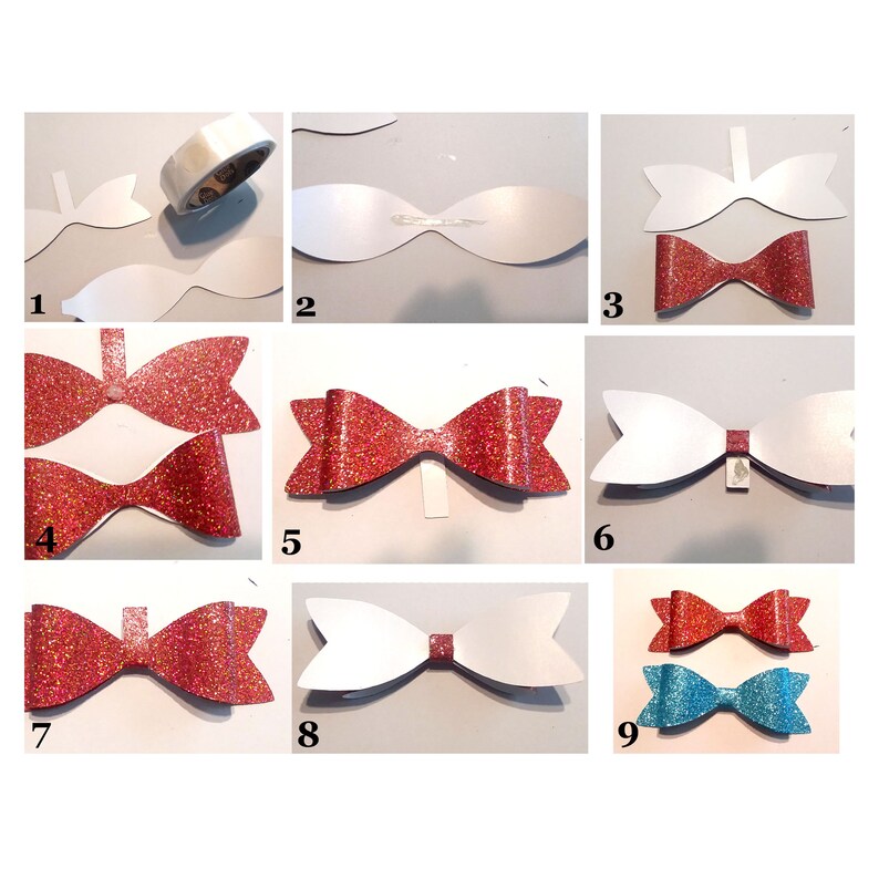 12 Pack - DIY Light Blue Paper Bows, Light Blue Paper Bows, DIY Paper ...