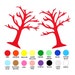 25 Pack - Paper Branch Tree Shape, Branch Tree Shapes, Paper Tree Cut ...