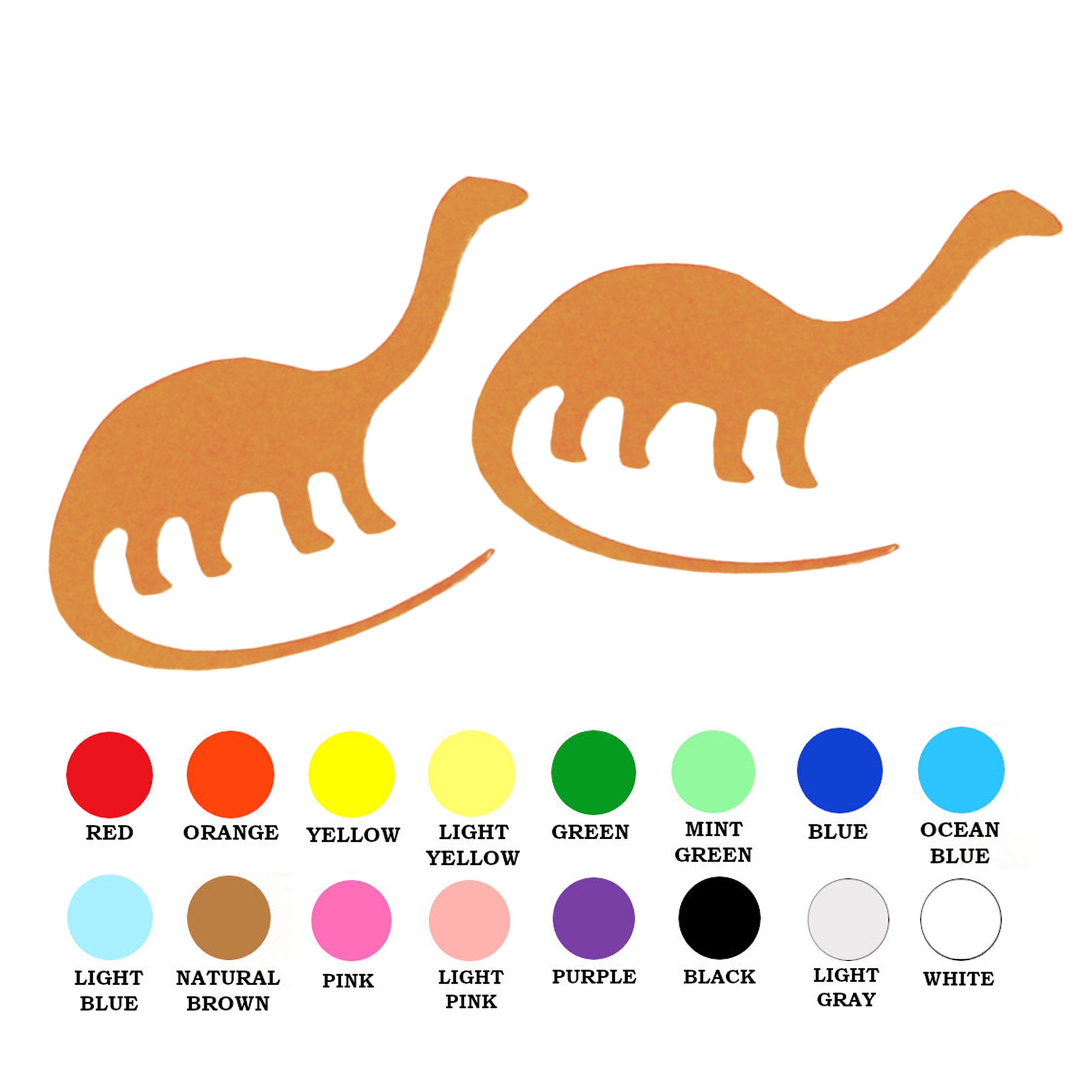 25 Pack Paper Brontosaurus Shape Paper Dinosaur Shape - Etsy