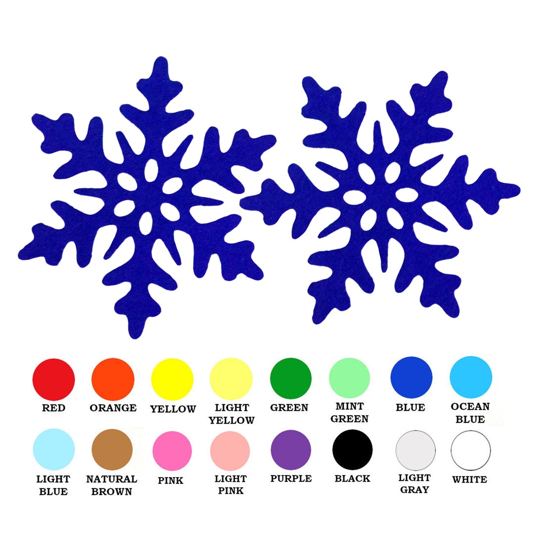 25 Pack - Paper Snowflake Shapes, Snowflake Shapes, Paper Snowflake Die ...