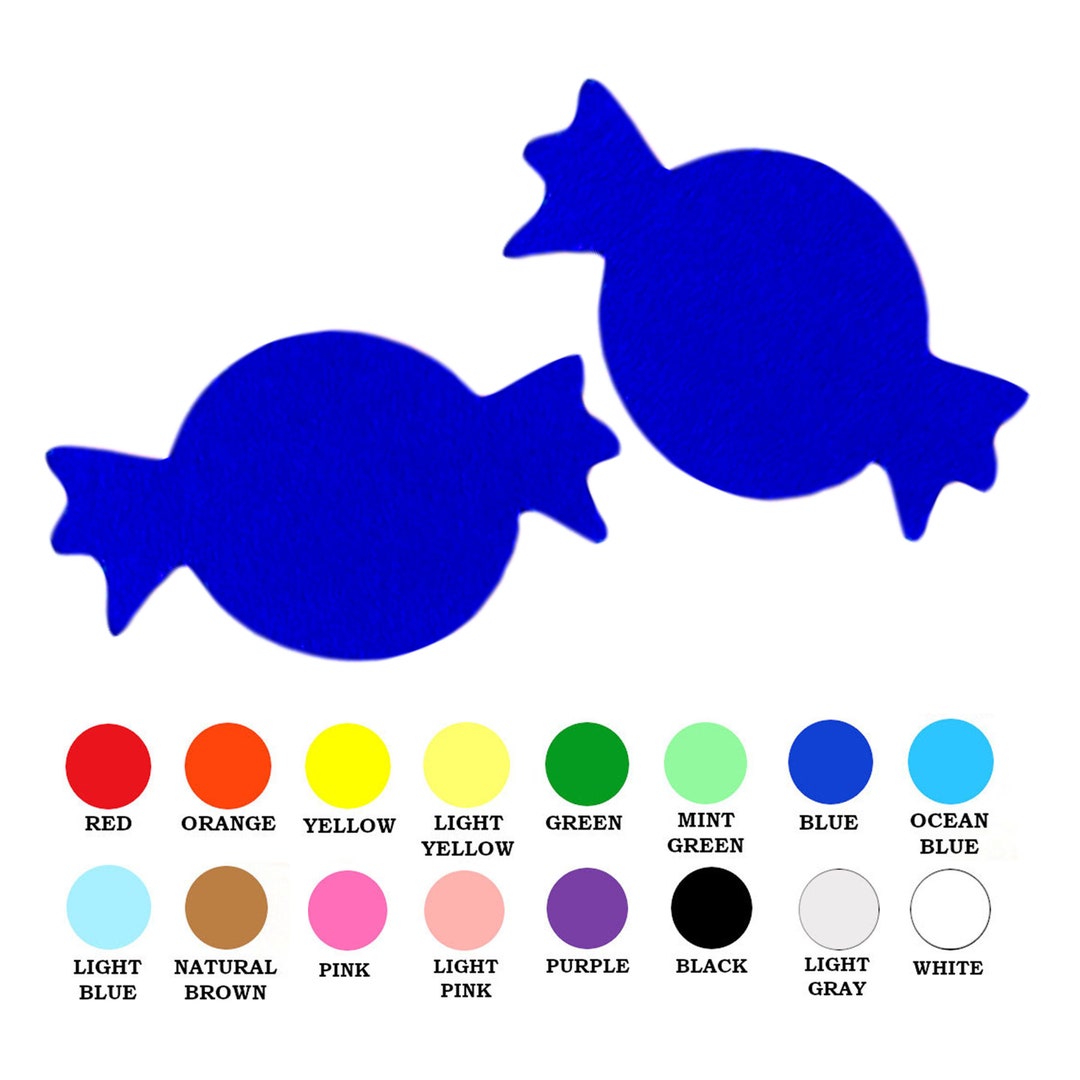 25 Pack - Paper Candy Shapes, Candy Paper Shape, Round Candy Paper ...