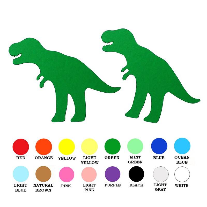Dinosaur Cut Outs - Etsy