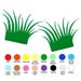 25 Pack - Paper Grass Shapes, Grass Shape Cut Out, Easter Paper Shapes ...