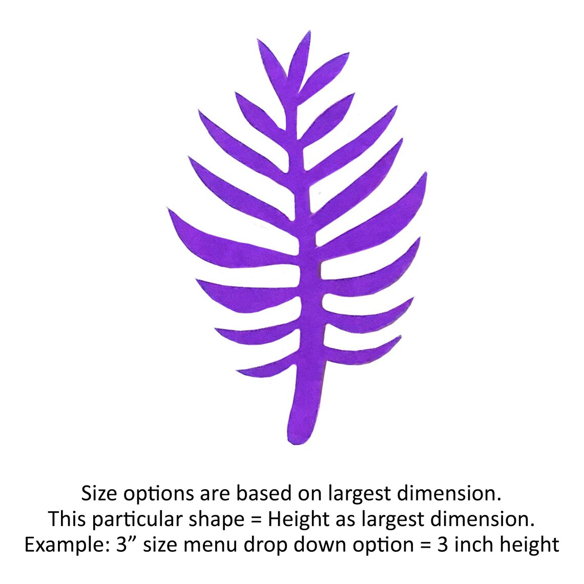 25 Pack Paper Fern Leaf Shape Fern Leaf Shapes Paper Fern - Etsy