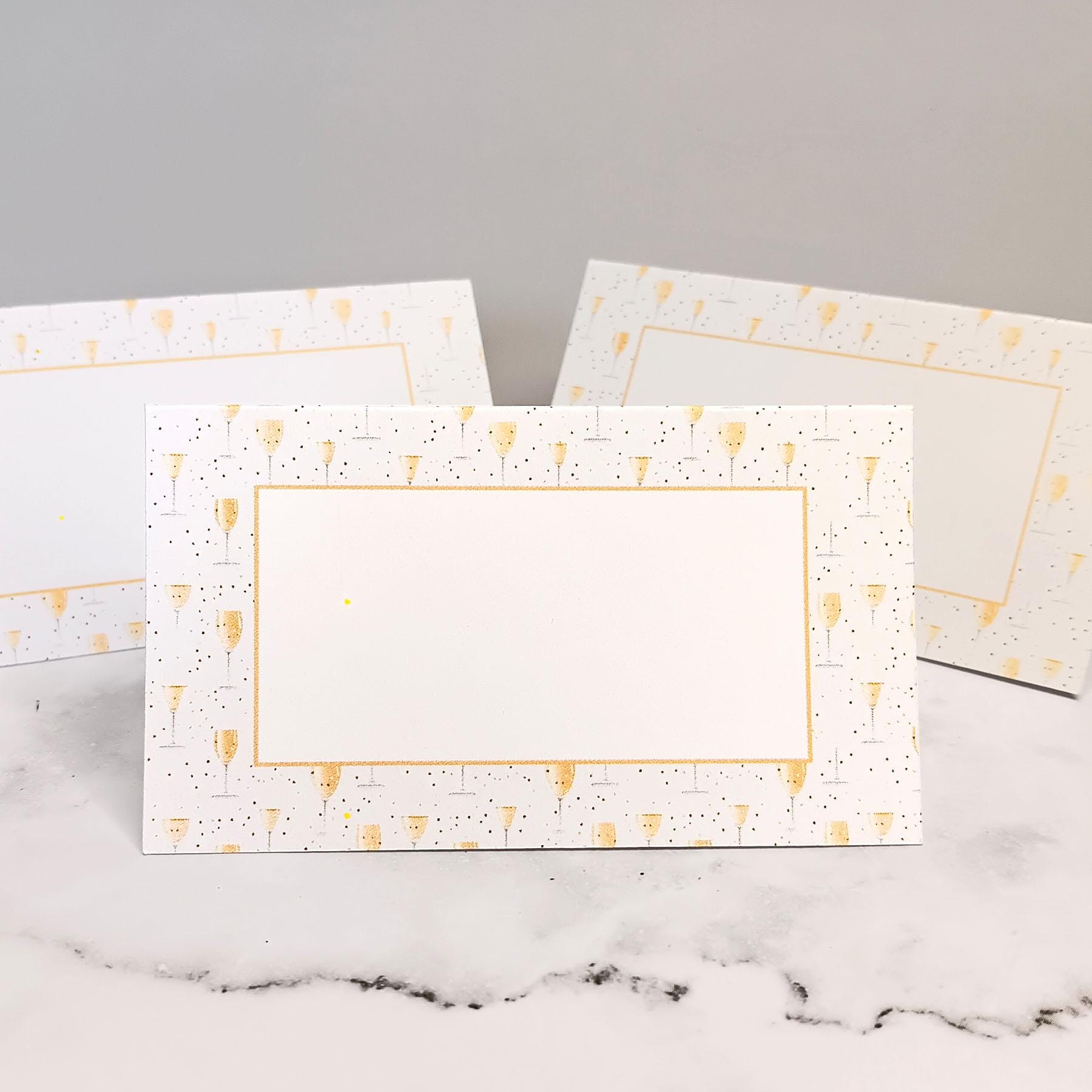 2025 New Years Name Table Cards, 2025 Name Table Cards, DIY Table Name ...