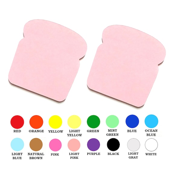 25 Pack Paper Bread Slice Shapes Bread Slice Shape Paper | Etsy