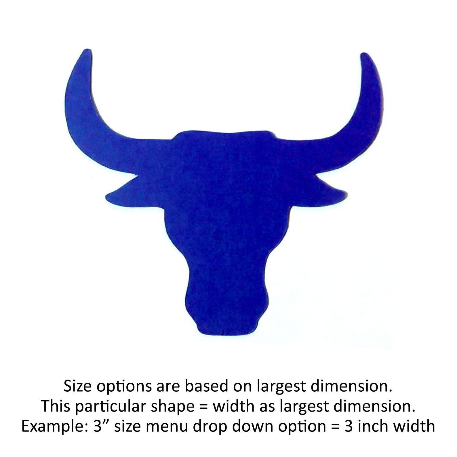 25 Pack Paper Bull Head Shape Bull Head Die Cut Paper Bull | Etsy