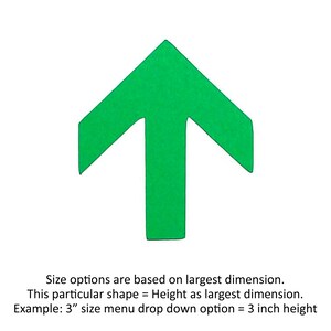 25 Pack - Paper Direction Arrow Shapes, Direction Arrow Shape ...
