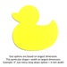 25 Pack Paper Duck Shape, Duck Die Cut, Paper Duck Cut Outs, Paper ...