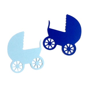 25 pack Paper Baby Carriage Shape Baby Carriage Die Cuts | Etsy