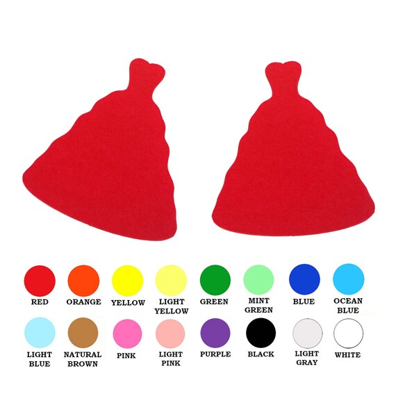 25 Pack Paper Dress Shapes Paper Dress Cut Out DIY Card - Etsy
