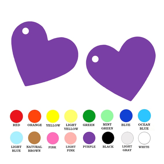 25 Pack Heart Shape Gift Tag Paper Heart Tag Heart Shape - Etsy