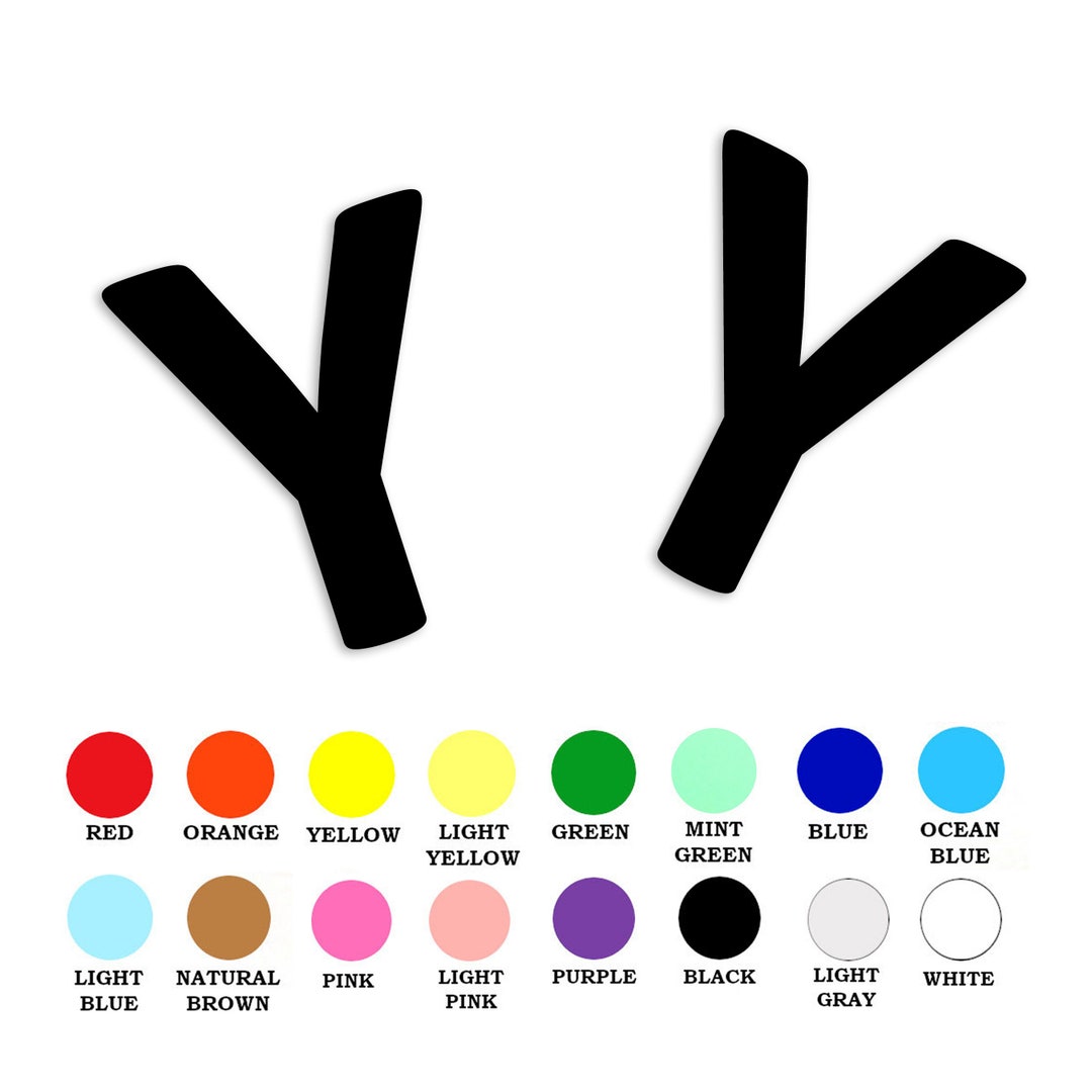 25 Pack - Paper Y Shape, Paper Y Letter Shape, Paper Letter Shapes, DIY ...