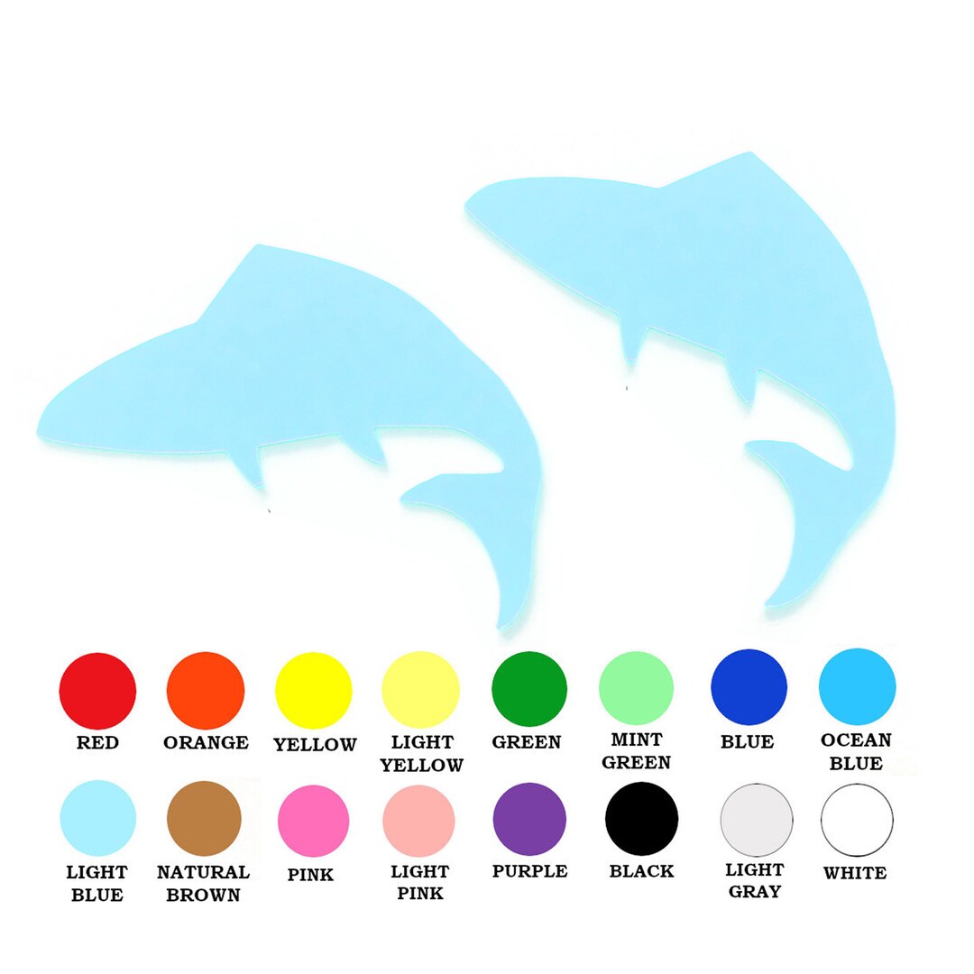 25 Pack - Paper Shark Shapes, Paper Sea Animals, Paper Ocean Animals ...