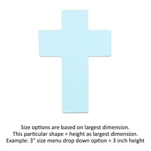 25 Pack - Paper Cross Shape, Paper Cross Cut Outs, Cross Die Cuts ...