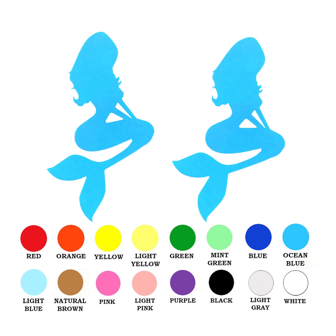 25 Pack - Paper Mermaid Shapes, Mermaid Cut Out, Mermaid Die Cut, Paper ...