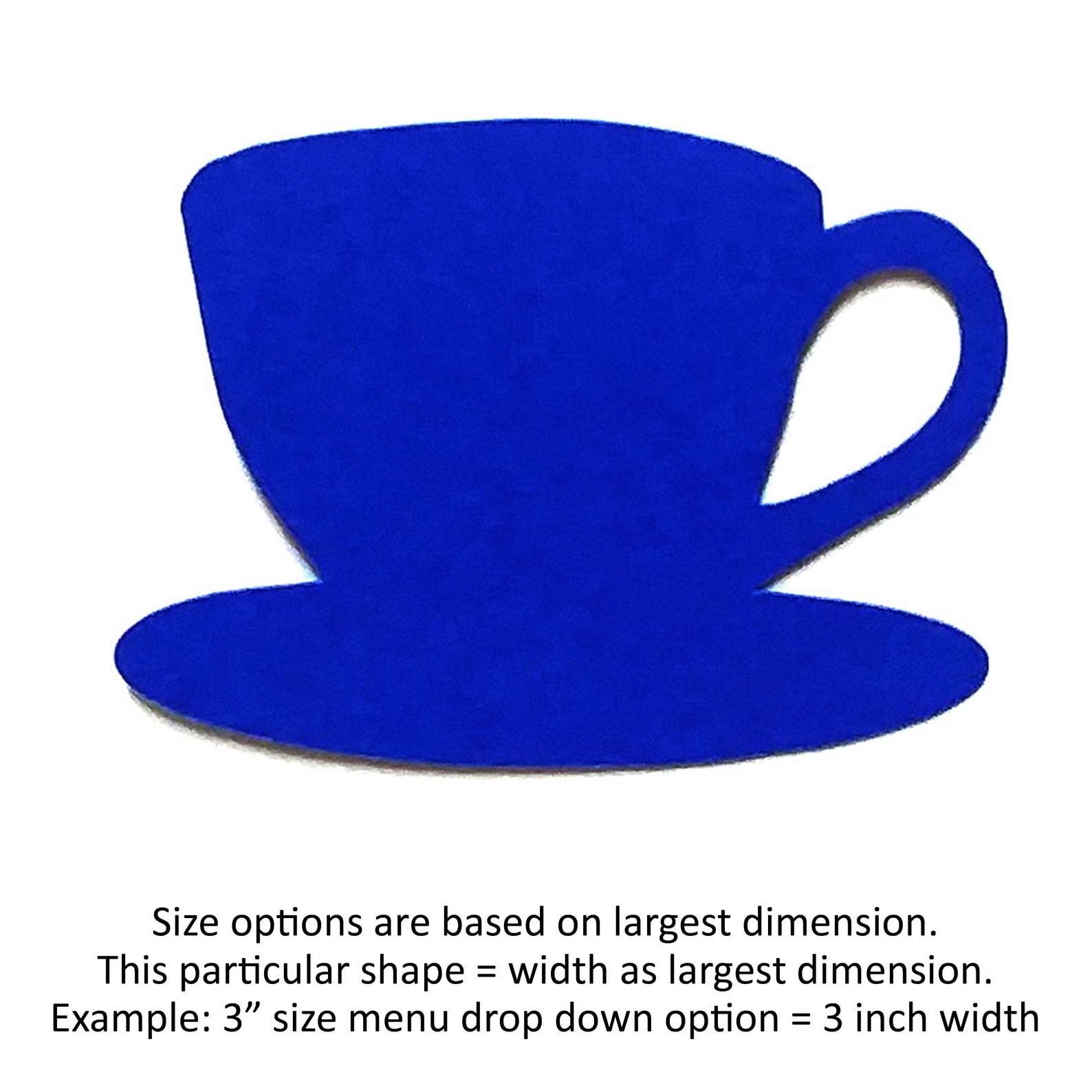 25 Pack - Paper Tea Cup Shape, Tea Cup Shapes, Tea Cup Paper Cut Outs ...