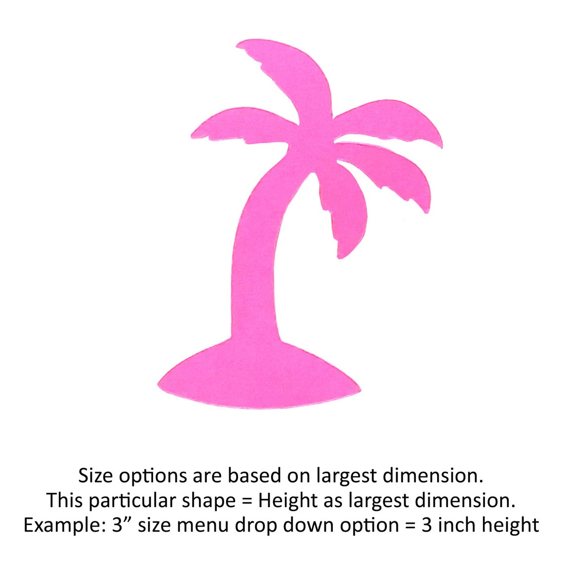 25 Pack Paper Palm Tree Shape Palm Tree Shapes Paper Palm - Etsy