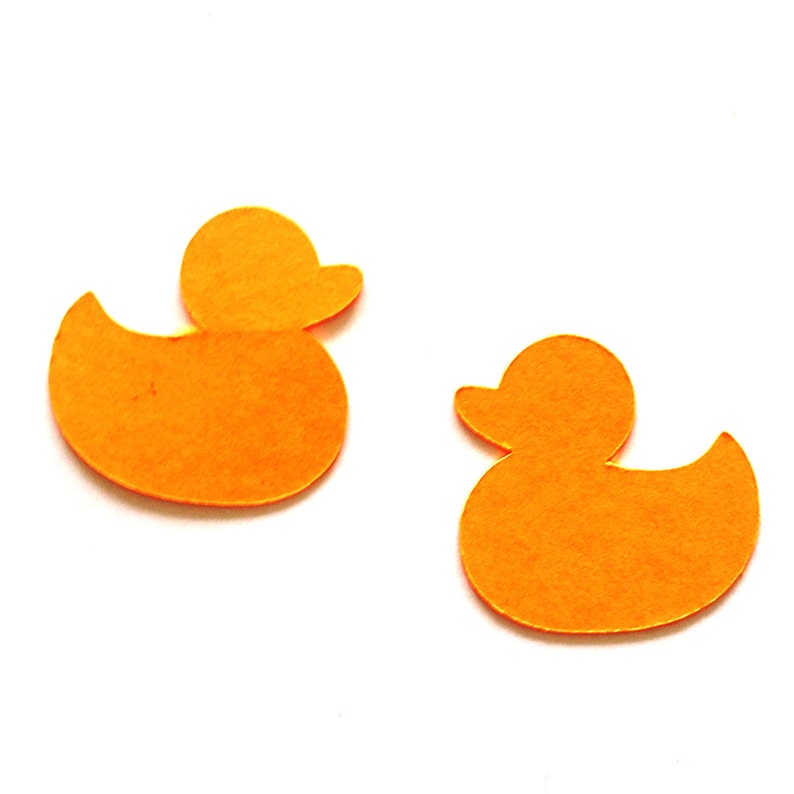 25 Pack Paper Duck Shape Duck Die Cut Duck Cut Outs Paper | Etsy