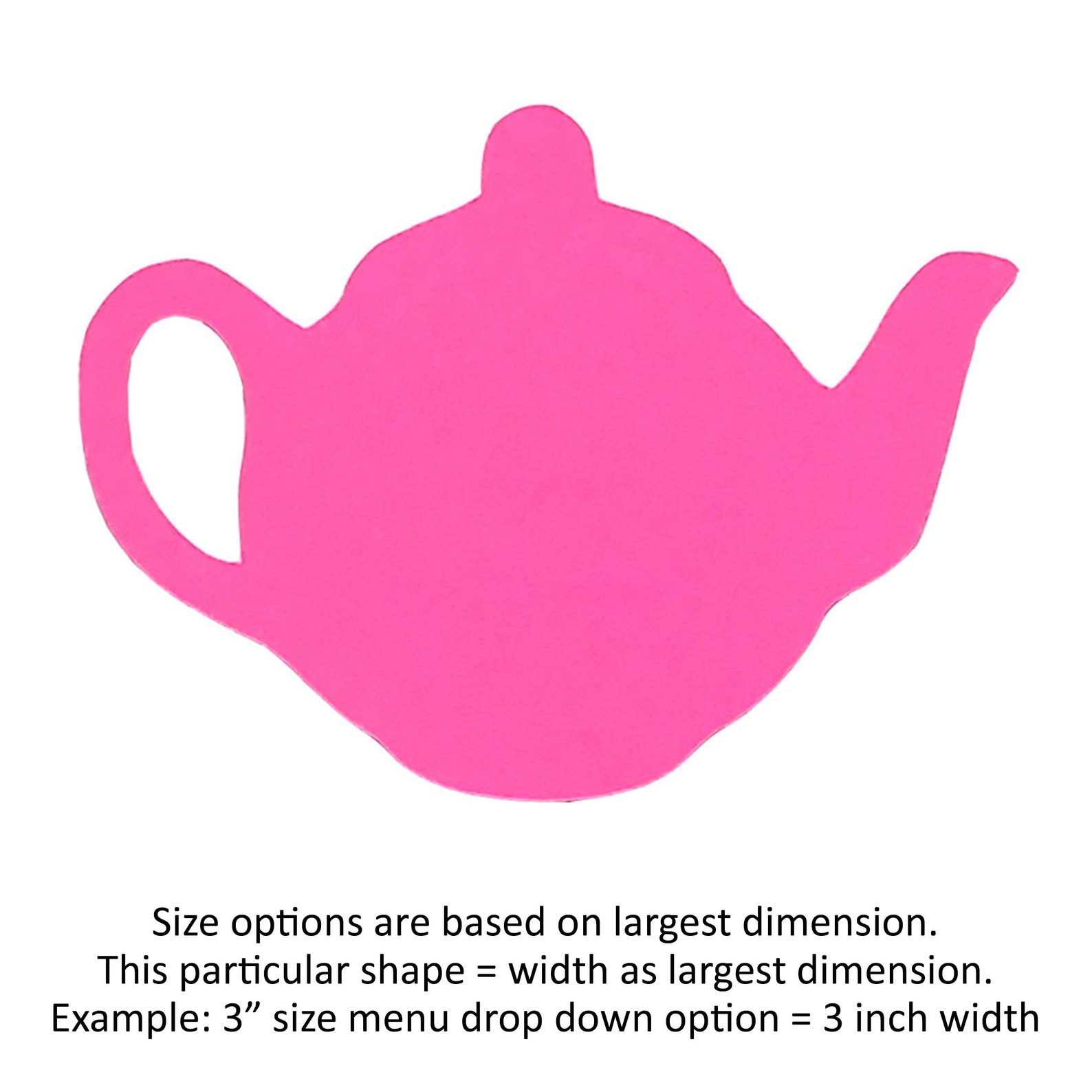 25 Pack - Paper Tea Pot Shapes, Tea Pot Paper Cut Out, Paper Tea Pot ...