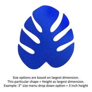 25 Pack - Paper Tropical Leaf Shape, Tropical Leaf Shapes, Paper ...