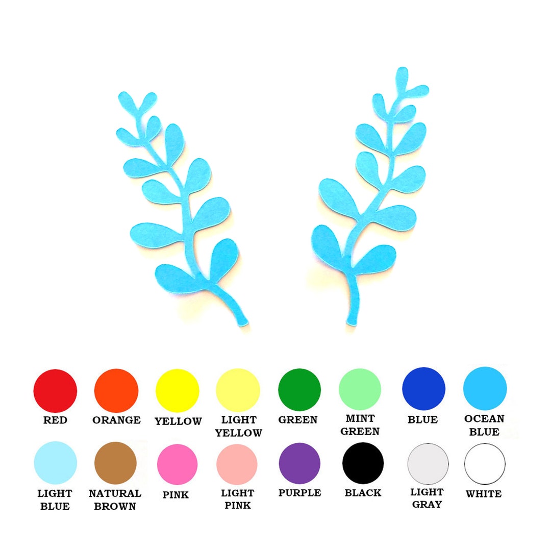 25 Pack - Paper Seaweed Shapes, Paper Sea Shapes, Paper Ocean Shapes ...