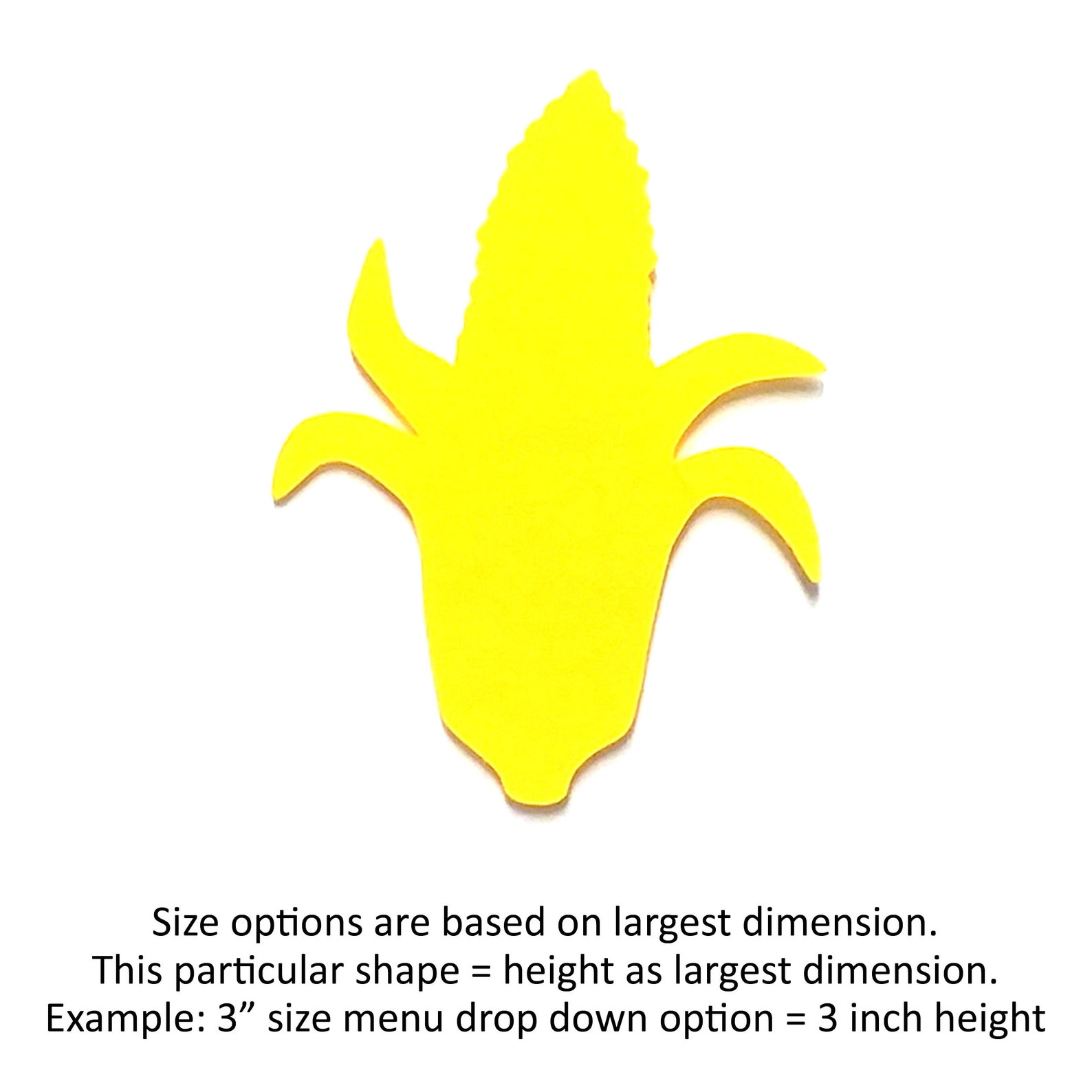 25 Pack - Paper Corn Shapes, Corn Shape, Corn Paper Cut Out, Paper Corn ...