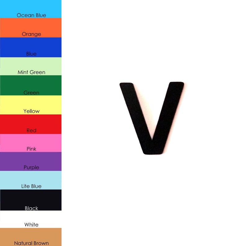 20 Pack Letter V Shape Letter V Cut Outs Paper V Cut Out | Etsy