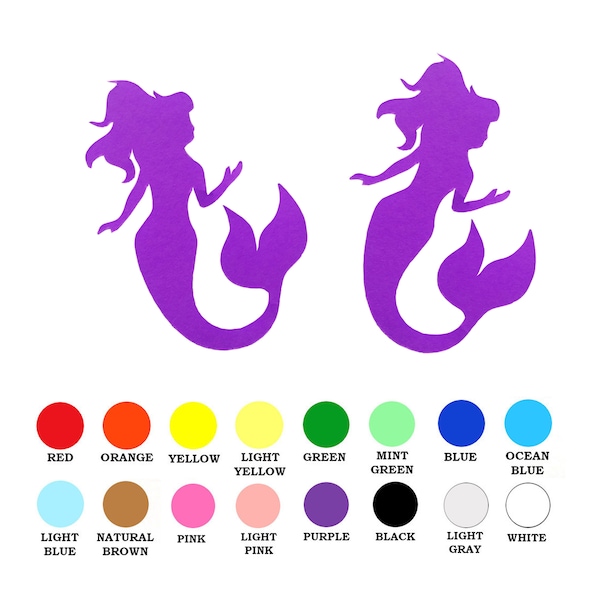 Mermaid Cut Outs - Etsy