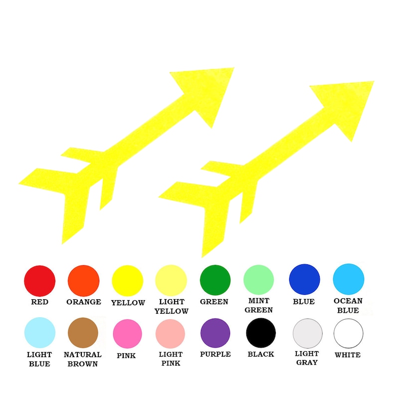 25 Pack - Paper Arrow Shape, Paper Arrow Cut Out, Paper Arrow Die Cut ...