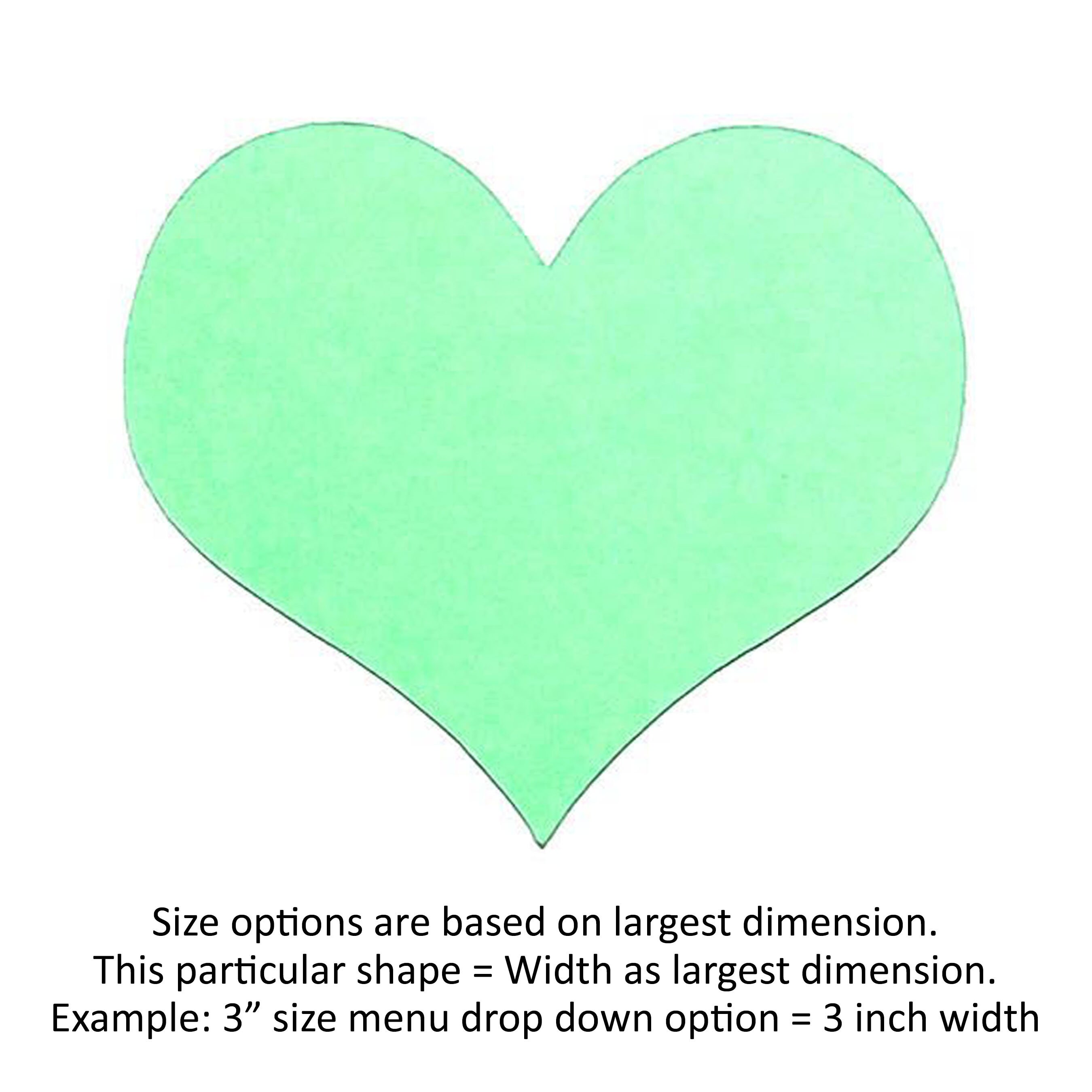 25 Pack Paper Heart Shapes Paper Heart Cut Out Paper - Etsy