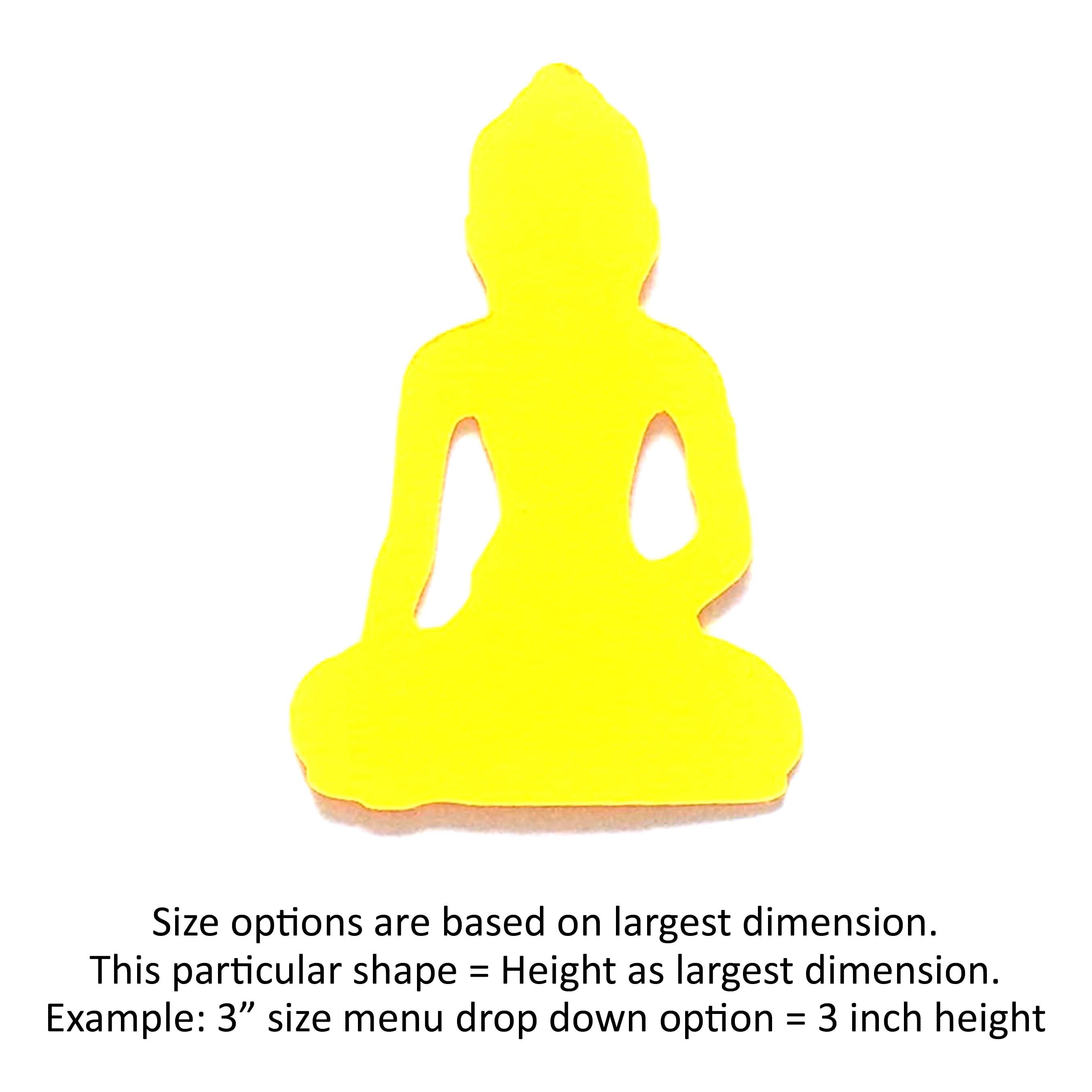 25 Pack Paper Buddha Shape Paper Buddha Cut Outs Buddha - Etsy