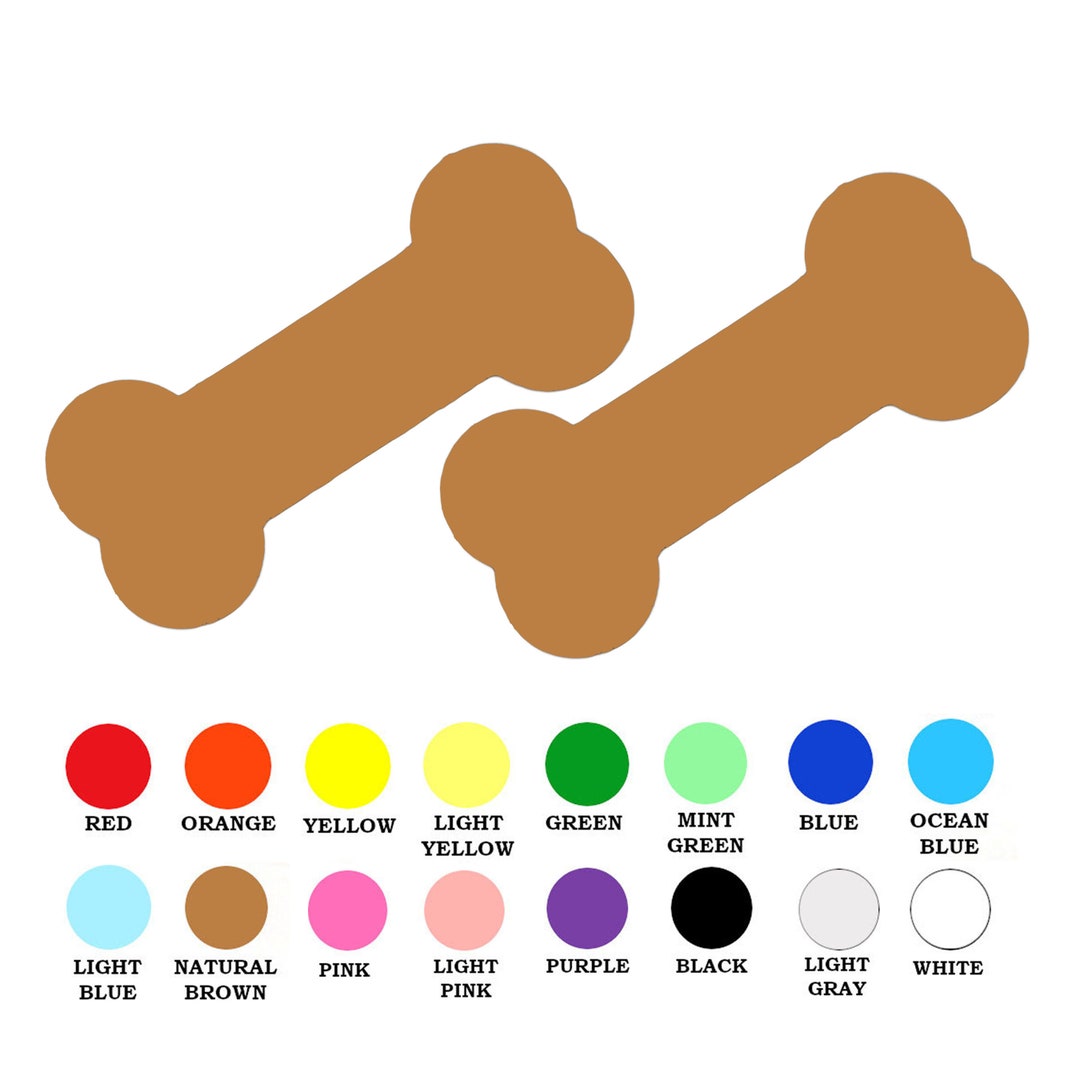 25 Pack - Paper Bone Shapes, Bone Paper Shape, Halloween Paper Shapes ...