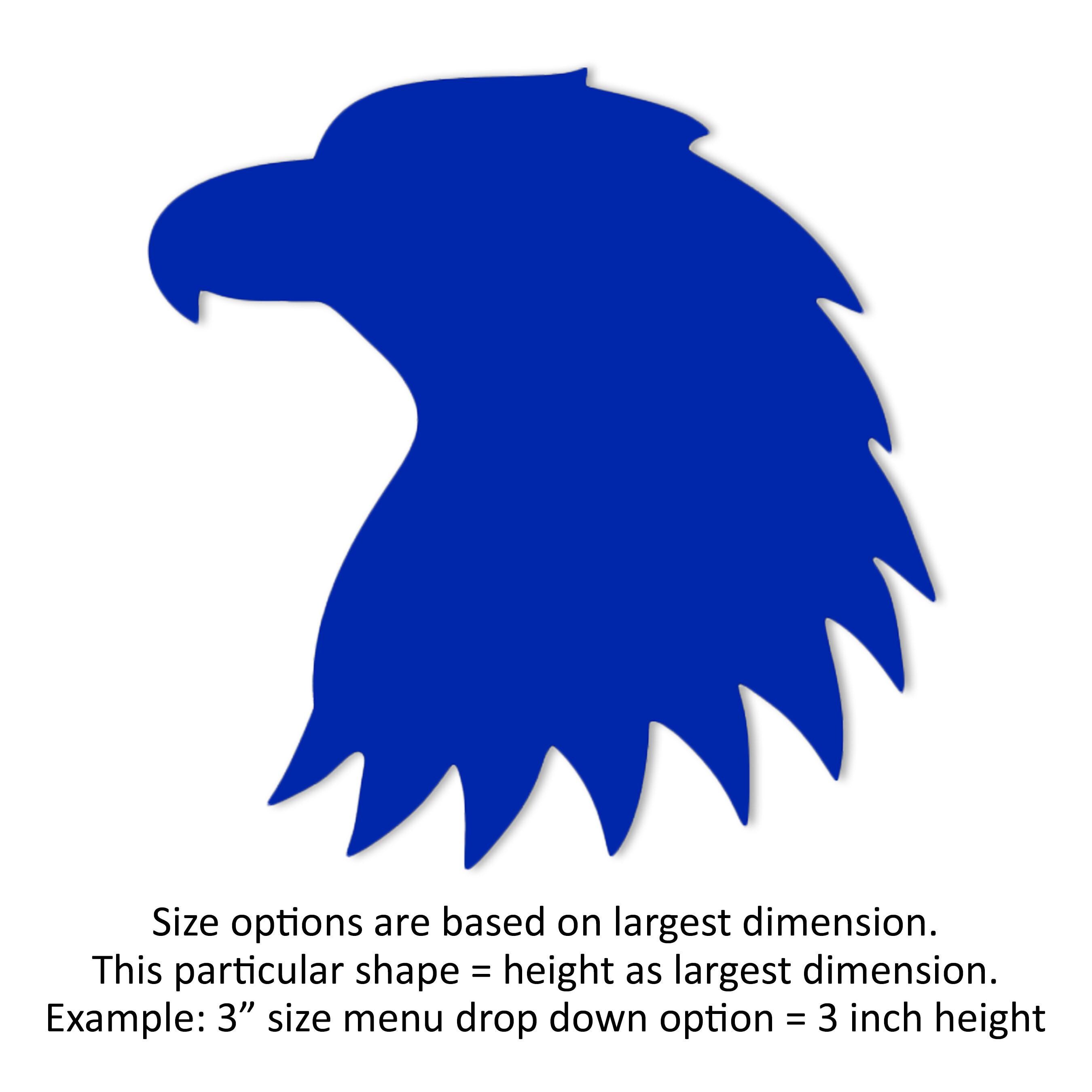 25 Pack - Paper Eagle Head Shapes, Eagle Head Paper Shape, Eagle Shape ...