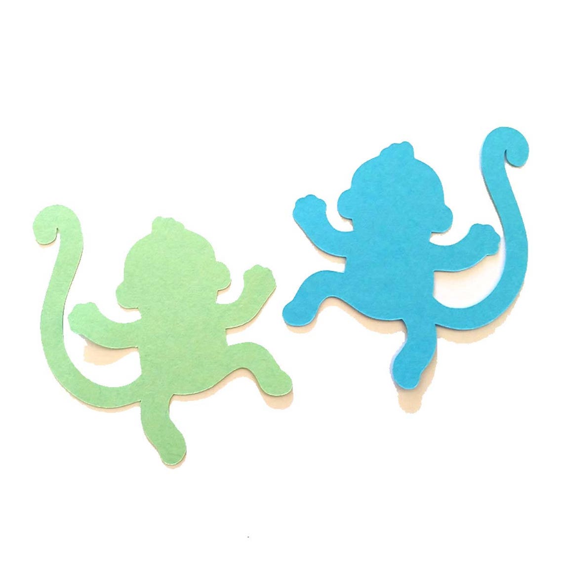 25 Pack Paper Monkey Shape Monkey Die Cut Monkey Cut Out | Etsy