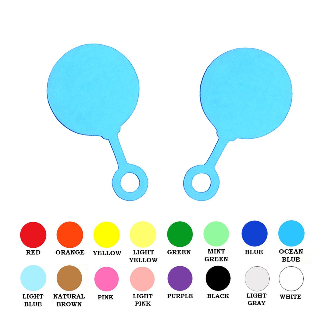 25 Pack Paper Baby Rattle Shapes, Paper Rattle Shape, Rattle Paper Die ...